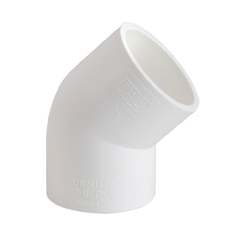 PVC Plain Elbow 45° — Irrigation-online-nz