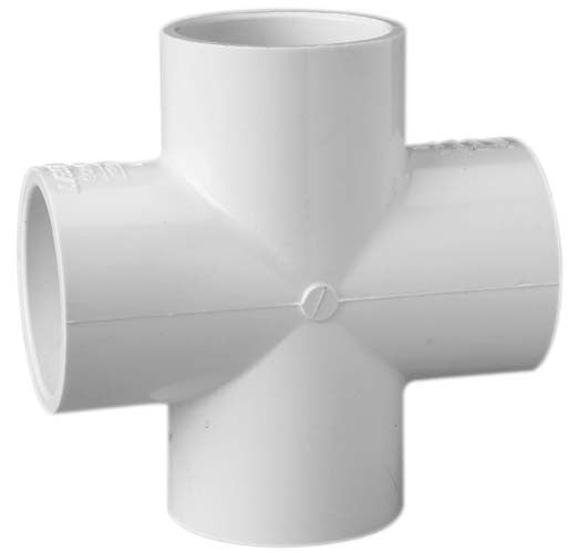 PVC Plain Cross — Irrigation-online-nz